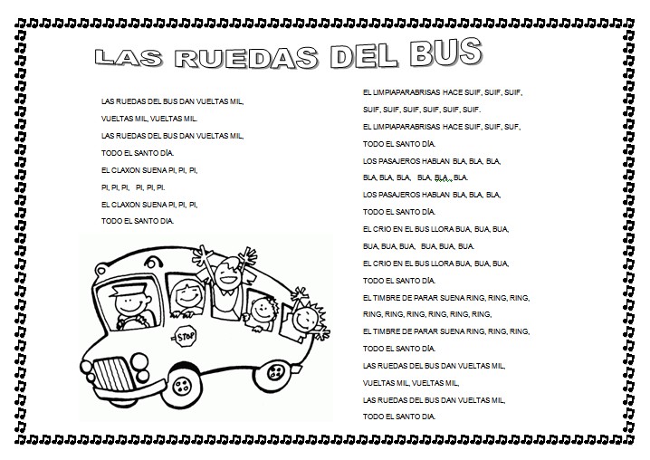 CANTORES INFANTILES: LAS RUEDAS DEL BUS DAN VUELTAS MIL
