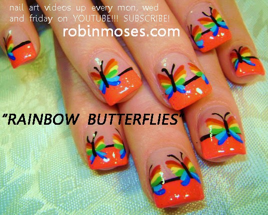 Nail Art by Robin Moses: "rainbow nails" "rainbow nail art" "nail art ...