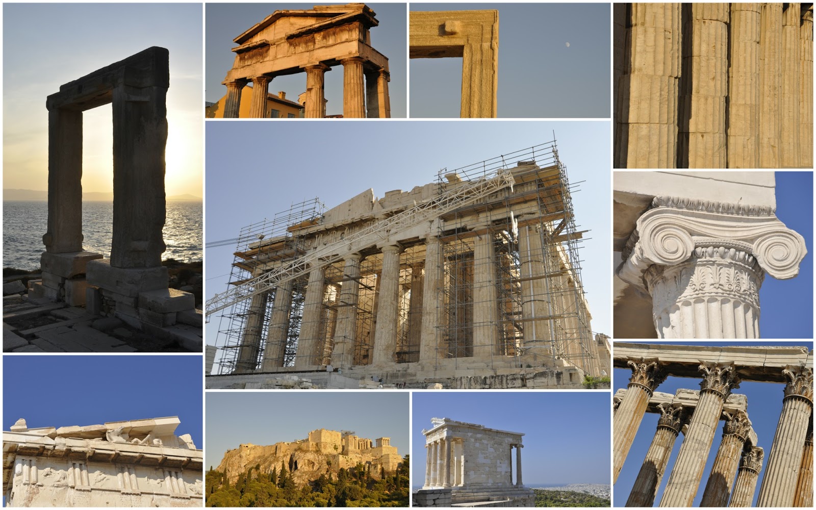 El porquet de Sant Antoni: Collage grec