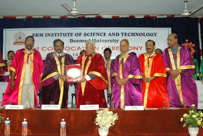 SRM University 1st Convocation - SRM Institute of Science and Technology