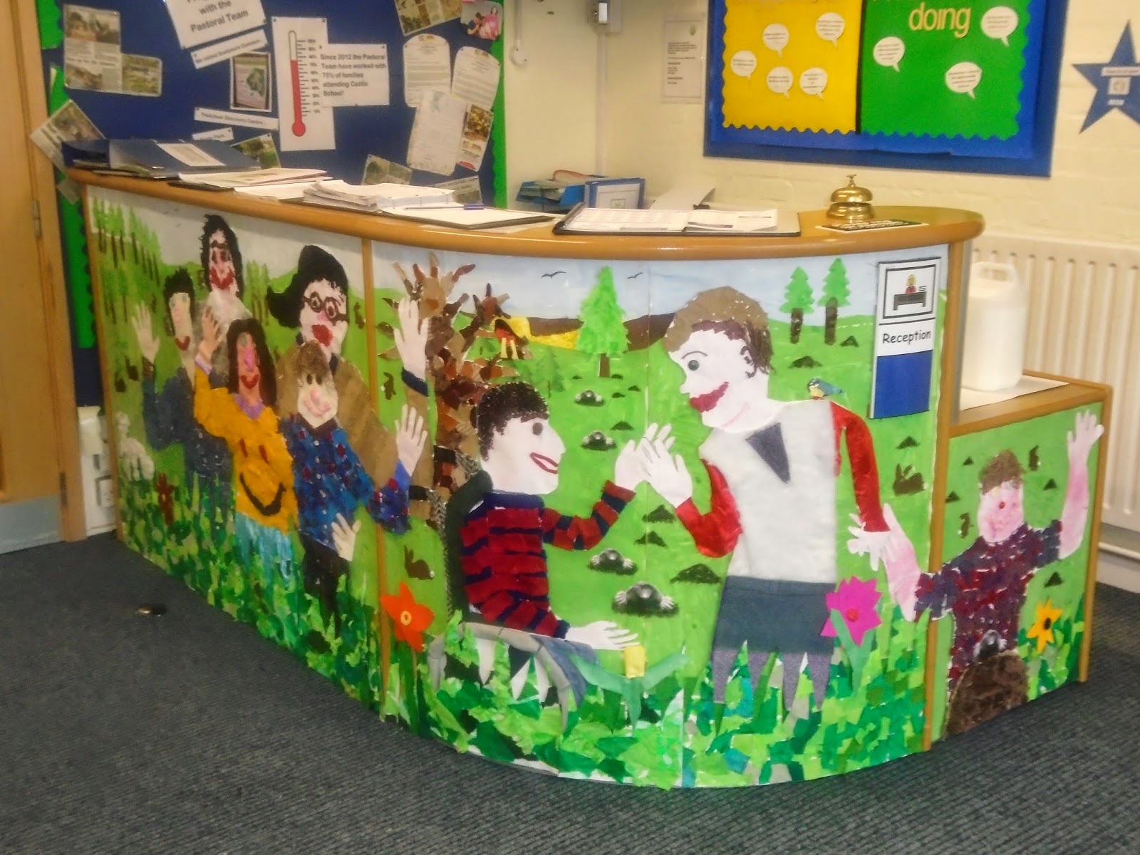 The Castle School, Newbury: Collaborative Collage