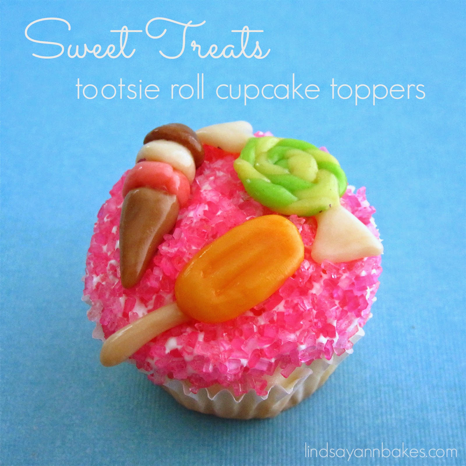 Sweet Treat Tootsie Roll Cupcake Toppers - The Lindsay Ann