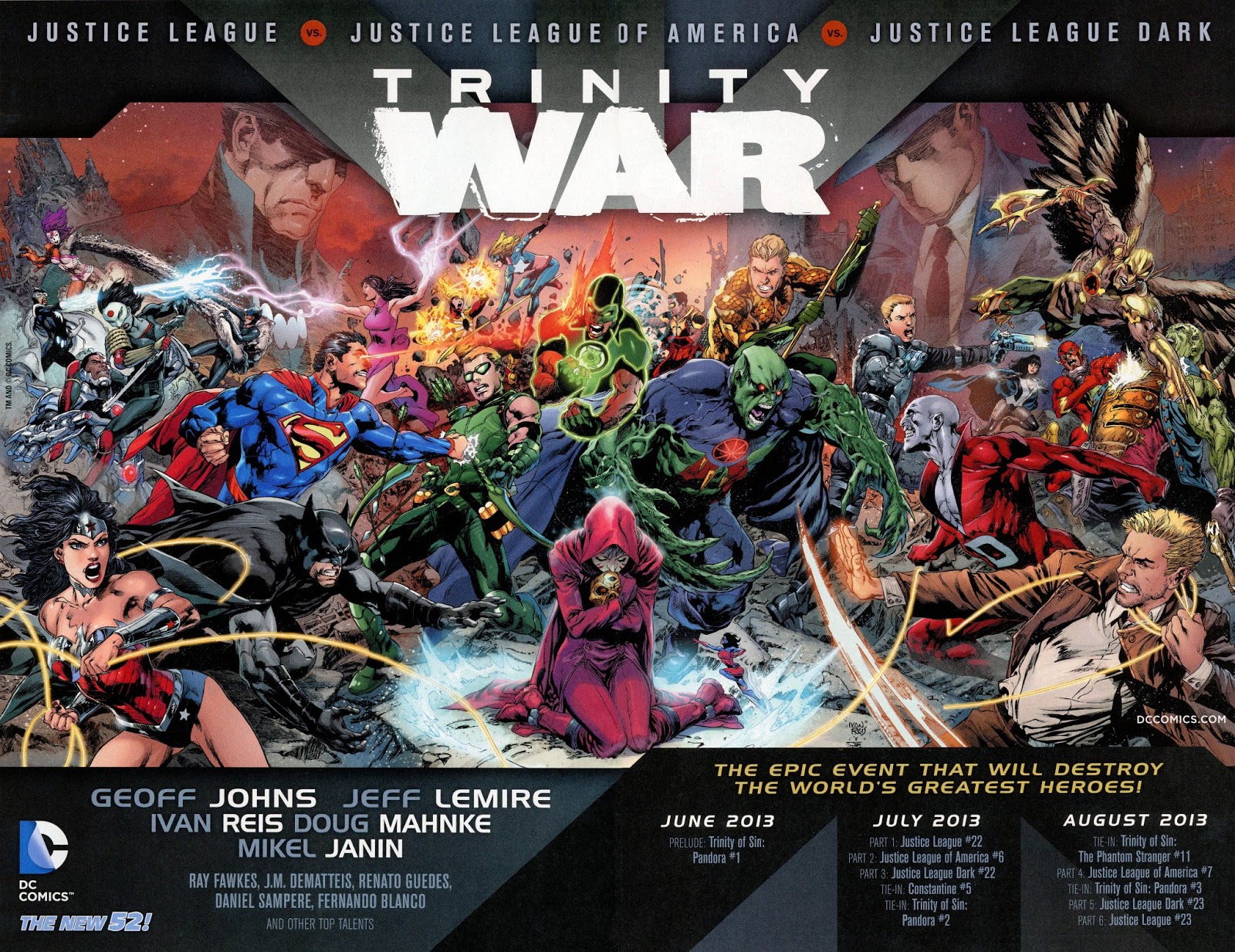 Devil Comics Entertainment: Justice League: Trinity War HC [2013]