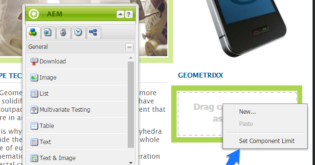 Experiencing Adobe Experience Manager (AEM, CQ): AEM 61 - Classic UI Limit Components Added in ...