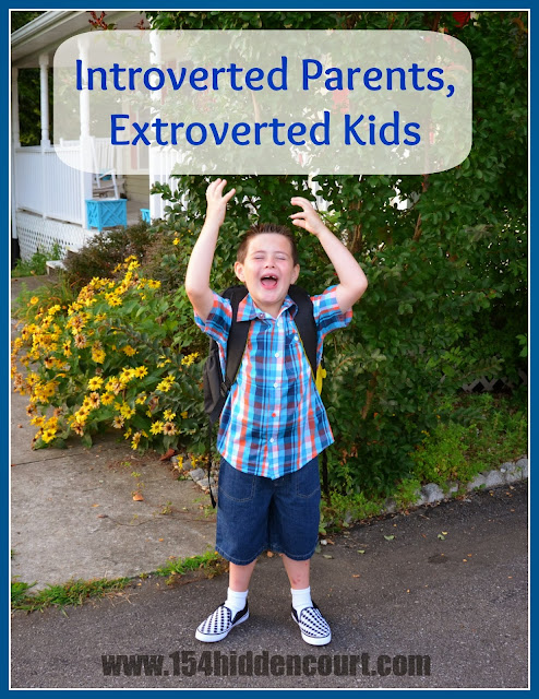 154 Hidden Court: Introverted parents, extroverted kids.