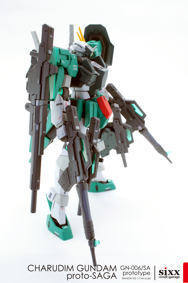 Custom Build: HGBF 1/144 Gundam Cherudim Saga Type GBF