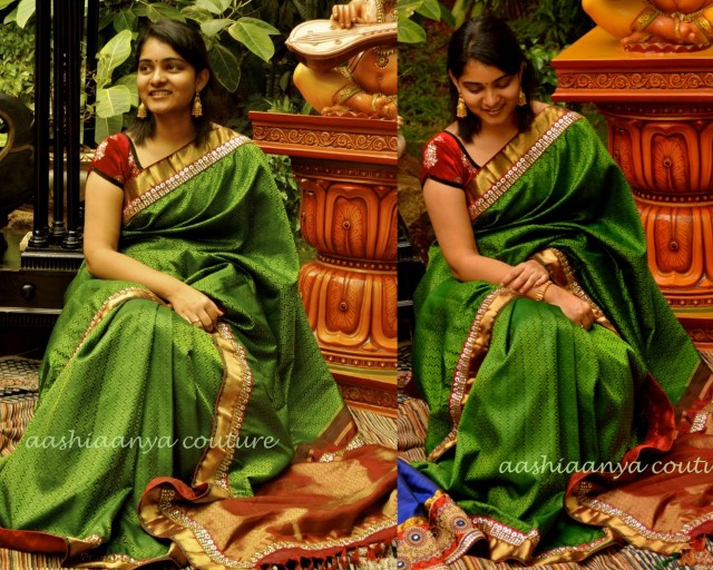 Designer Kanchi SIlk Grand Sarees - Saree Blouse Patterns