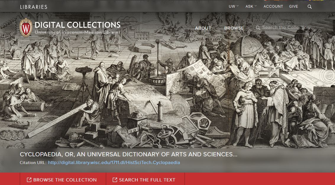 De Belezen Kater: Ephraim Chambers Cyclopaedia