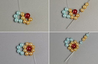 Tina's handicraft : step by step photo tutorial for bead bracelet