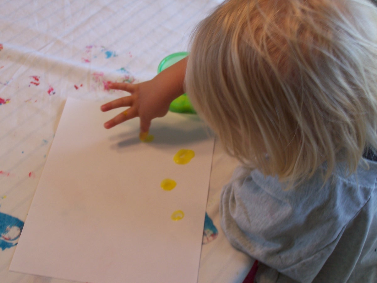 Finger Painting - Creative Family Fun