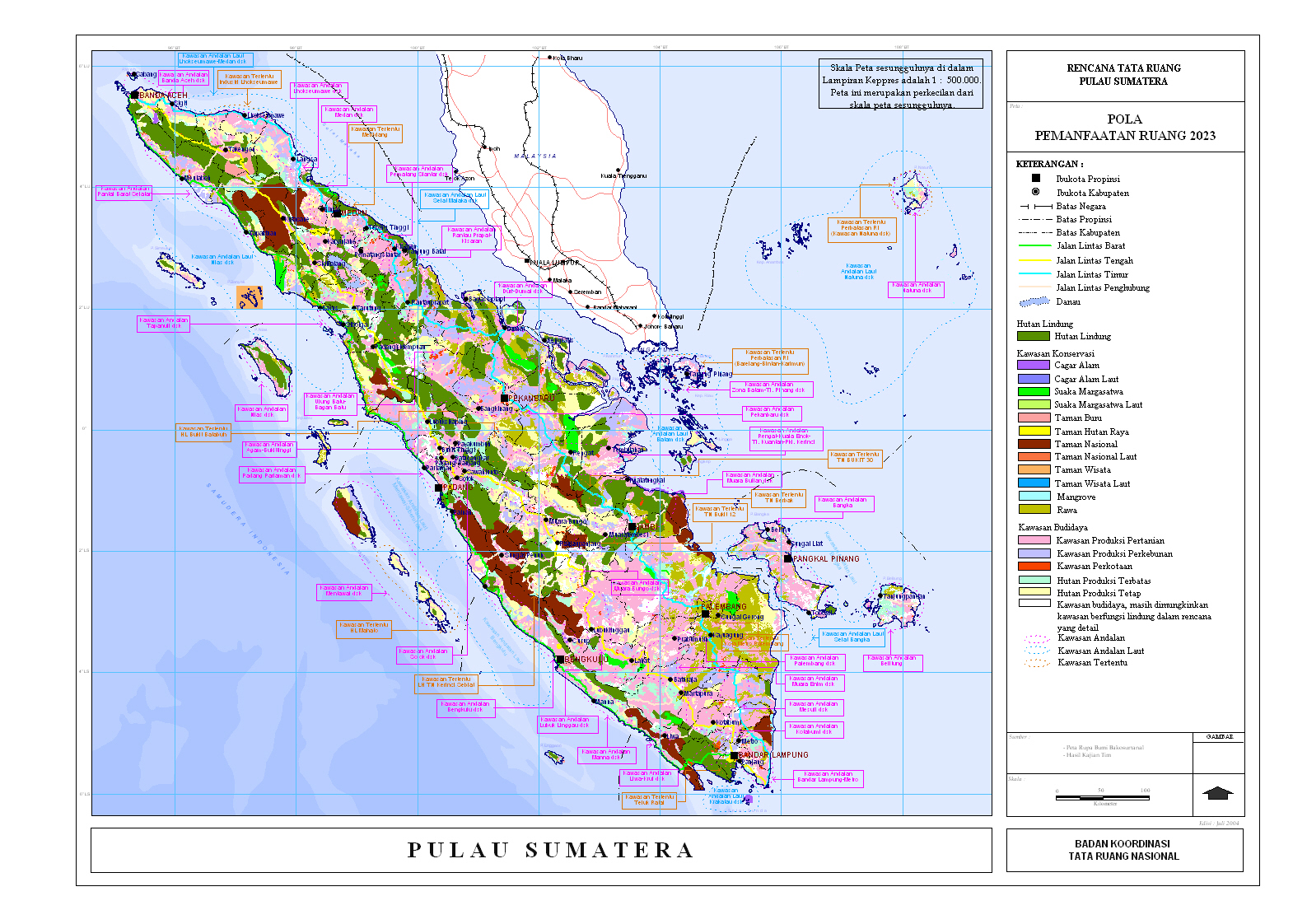 Perpres Tata Ruang Pulau Sumatera Diresmikan – MAUL-UNDERGROUND