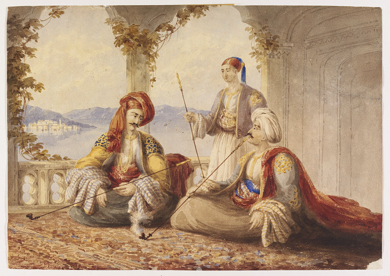 Stalking the Belle Époque: Painting of the Day: Two Turks, with a ...