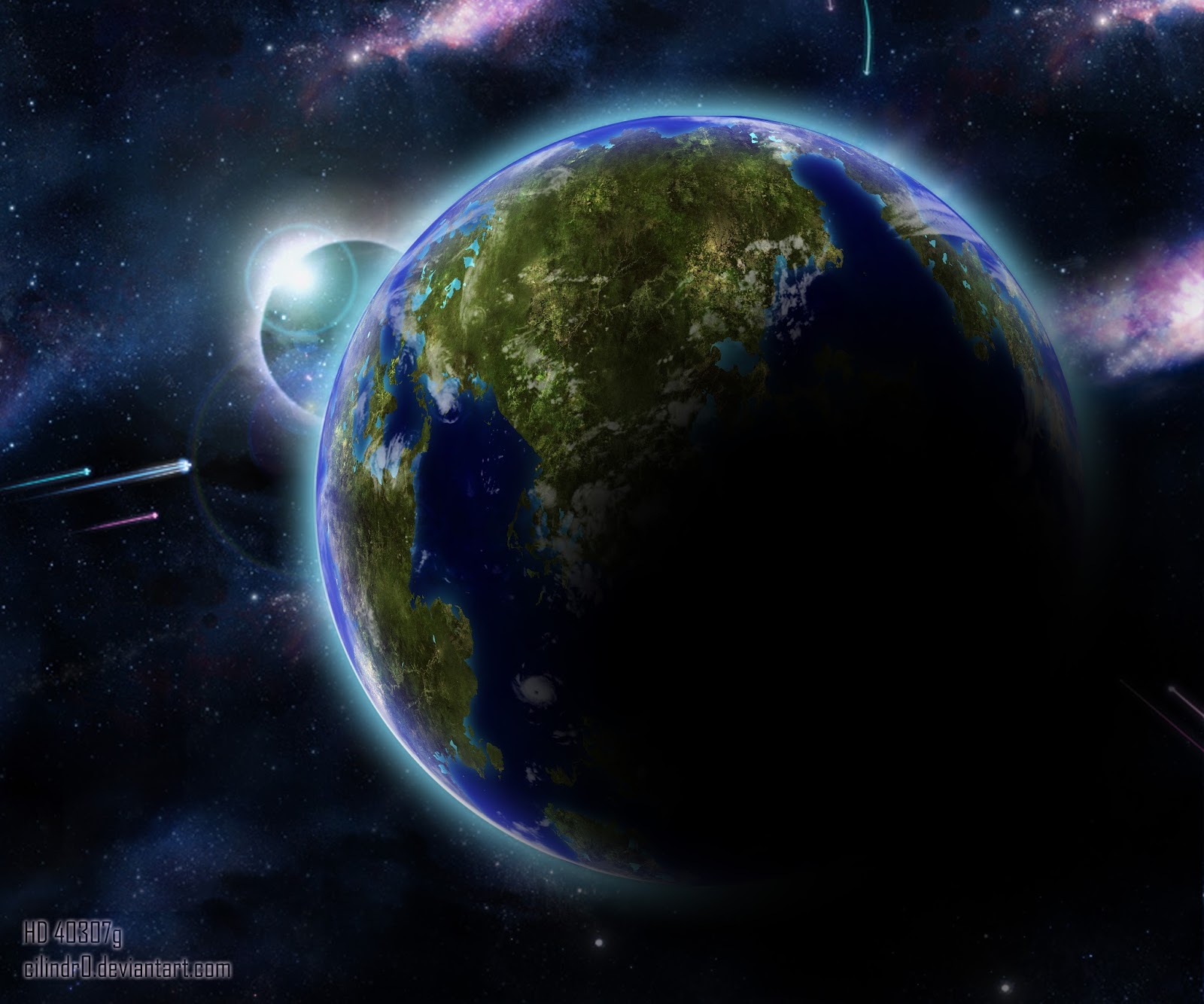 Earth and Space News: HD 40307 g: One of Three Habitable Planet Image ...