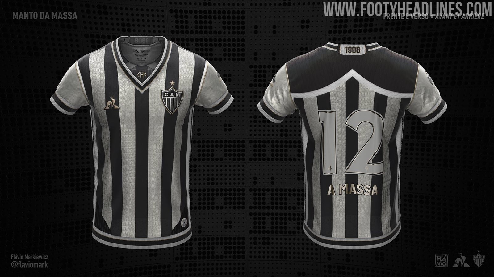 Atlético Mineiro 2020 #MantodaMassa Kit Announced - Elected From 13 ...