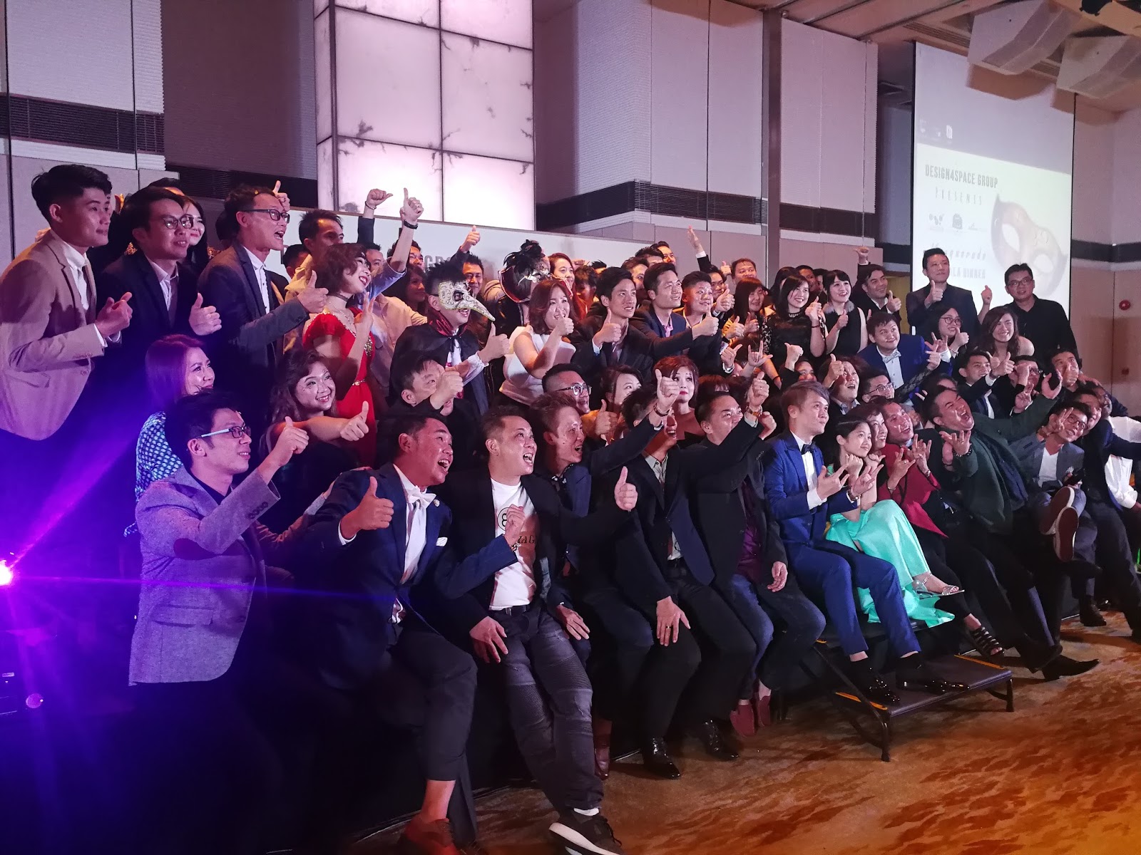 Design 4 Space Masquerade Ball Gala Dinner 2018 – Emcee Richard Style