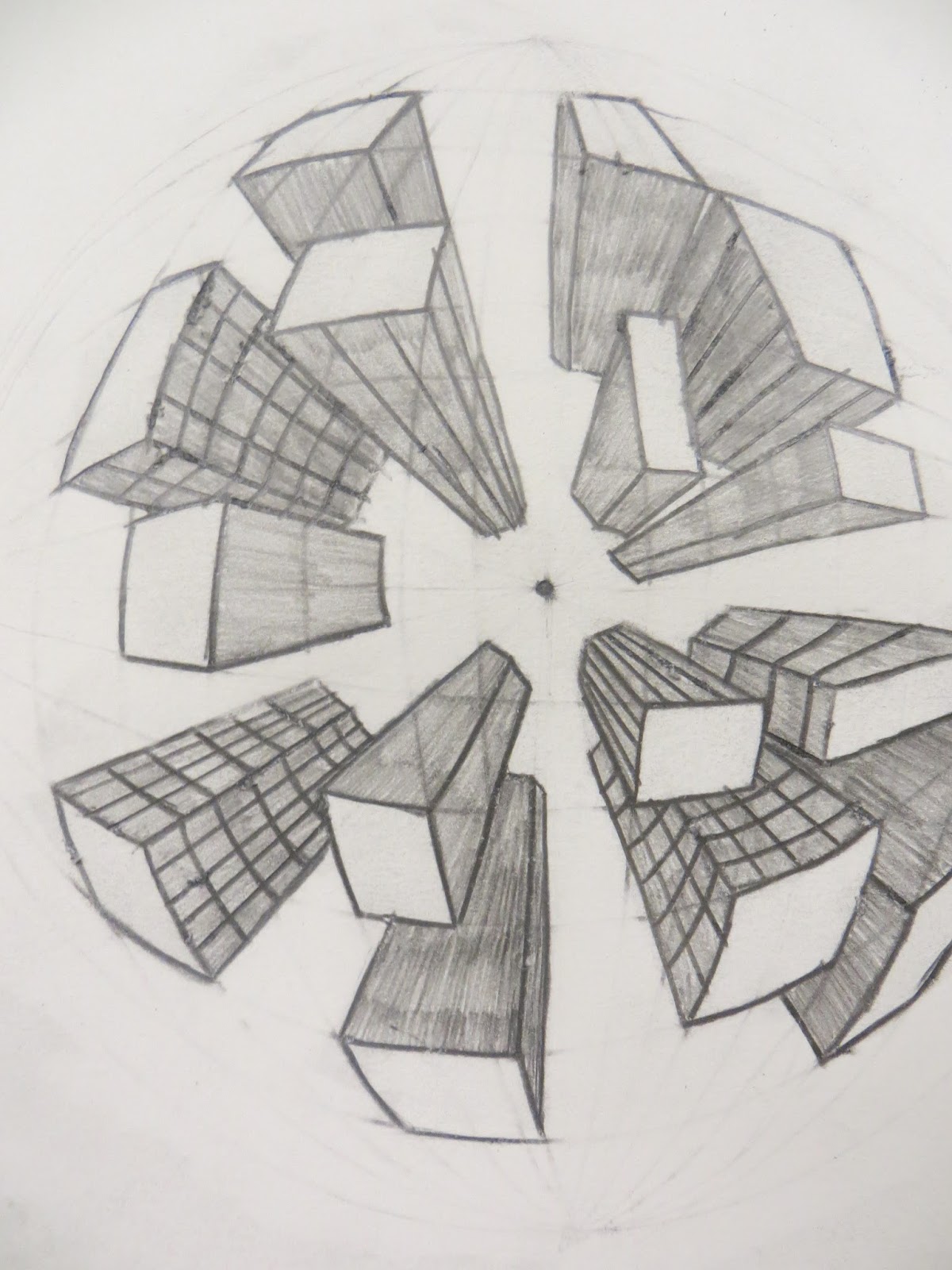 Shana's Art Room : Curvilinear Perspective