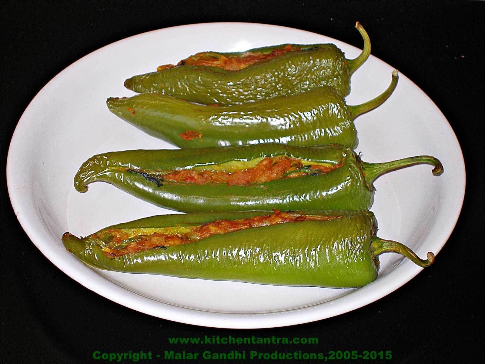 Bharwa Mirchi / Baked Stuffed Peppers – The Healthy Baking:) | Kitchen ...