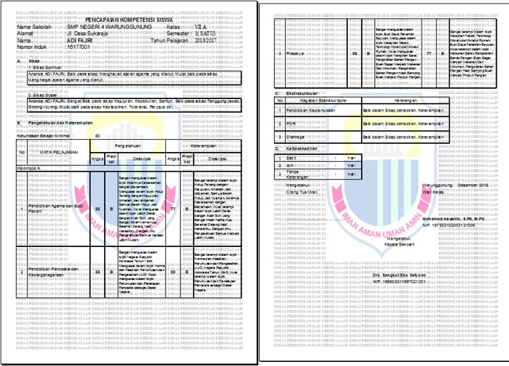 Belajar itu Menyenangkan: Aplikasi RAPOR Kurikulum 2013 | Mohamad Hazairin