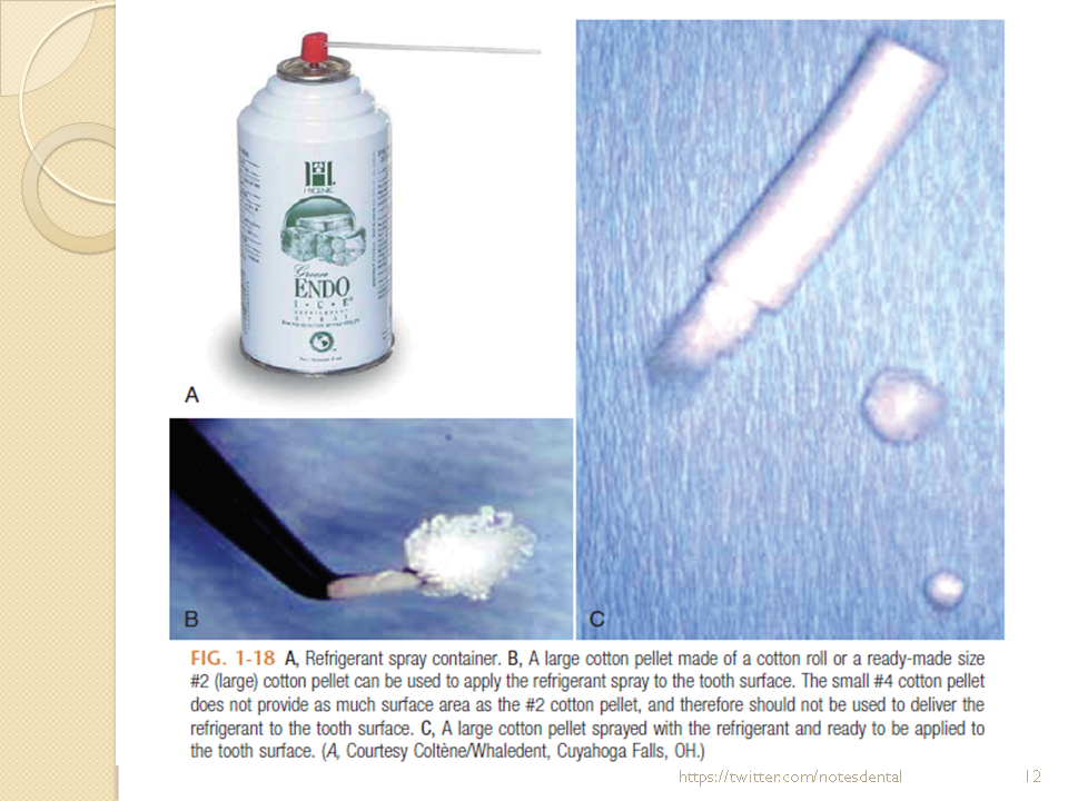Dental Notes: Pulp Tests NOTES