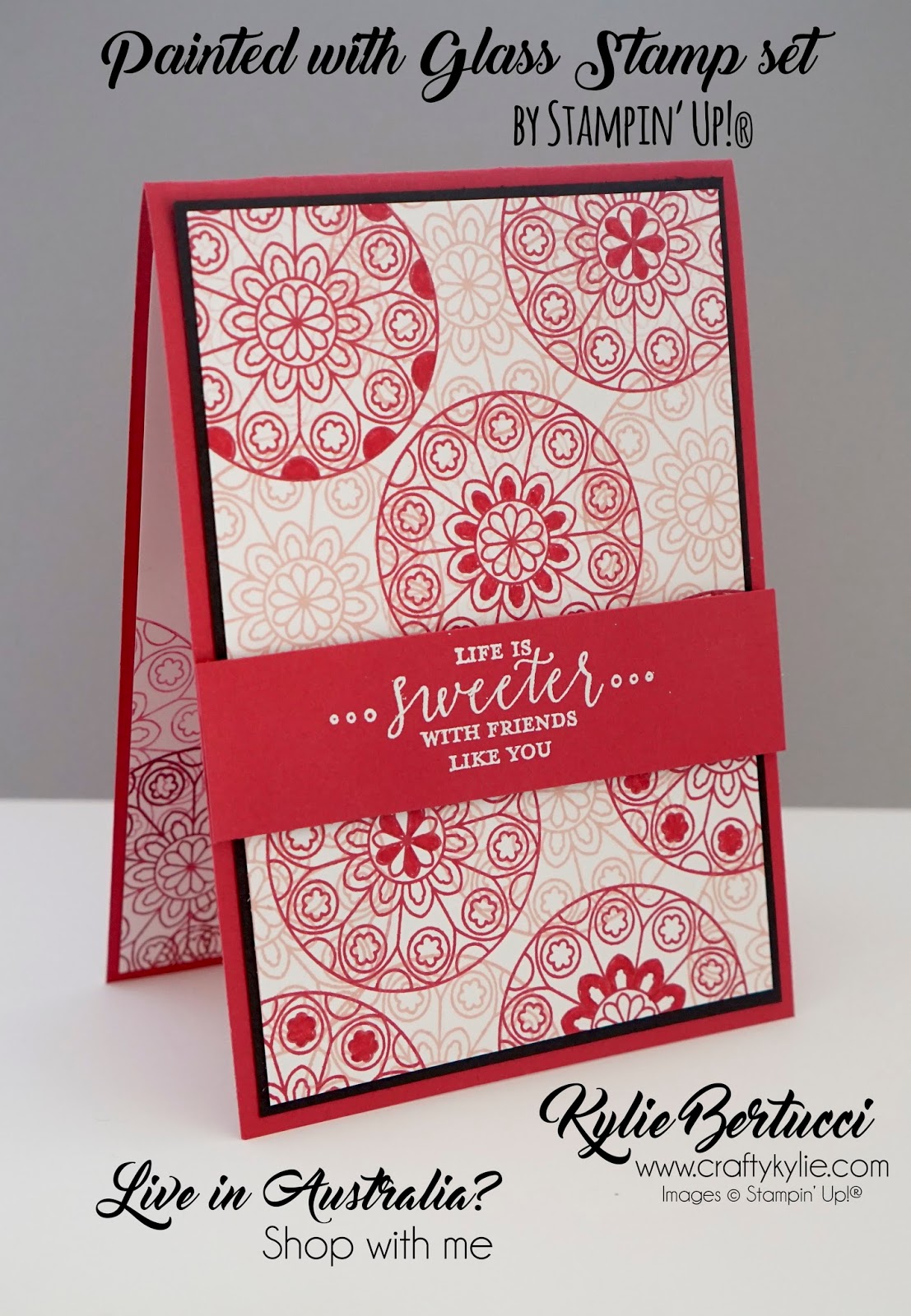 VIDEO: Facebook Live, Lovely Lipstick with Painted Glass Stamp Set ...