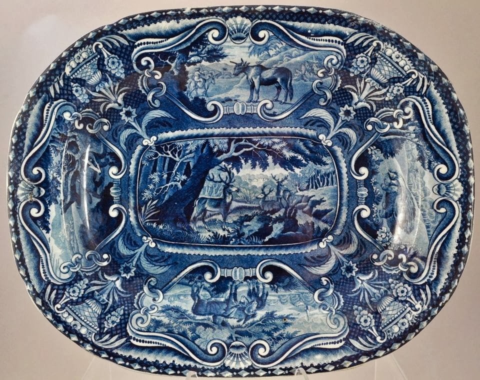 Dishy News - A Transferware Blog: DEER ON TRANSFERWARE