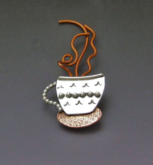 Geometals/Metro Decor: Coffee Jewelry