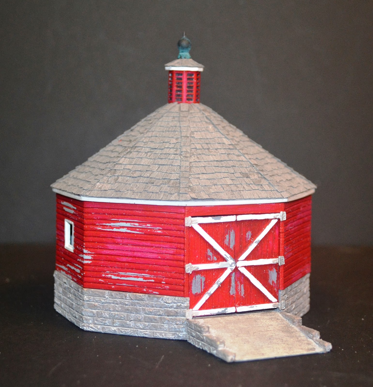 Nirvana Valley Model Railroad: Octagon Barn, 3D Printed, Down on the ...