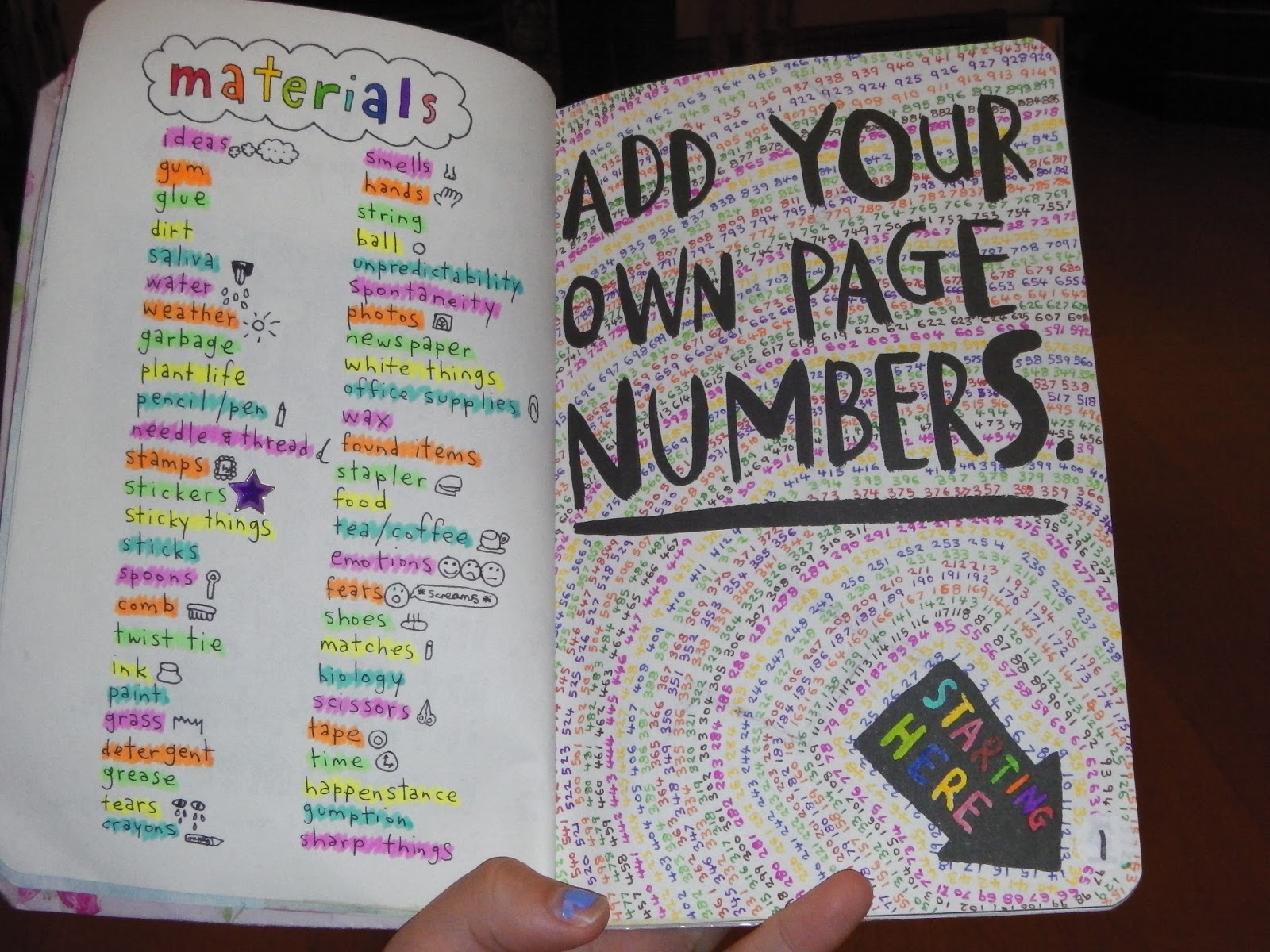 Little Miss Amara: A Few 'Wreck This Journal' Pages