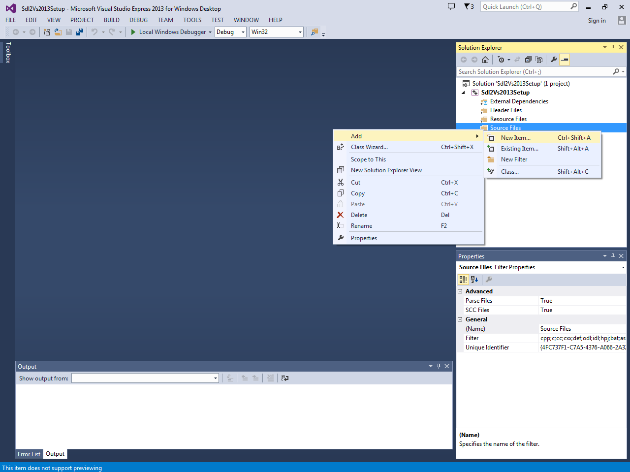 Programmer's Ranch: SDL2: Setting up SDL2 in Visual Studio (2013 or any other)