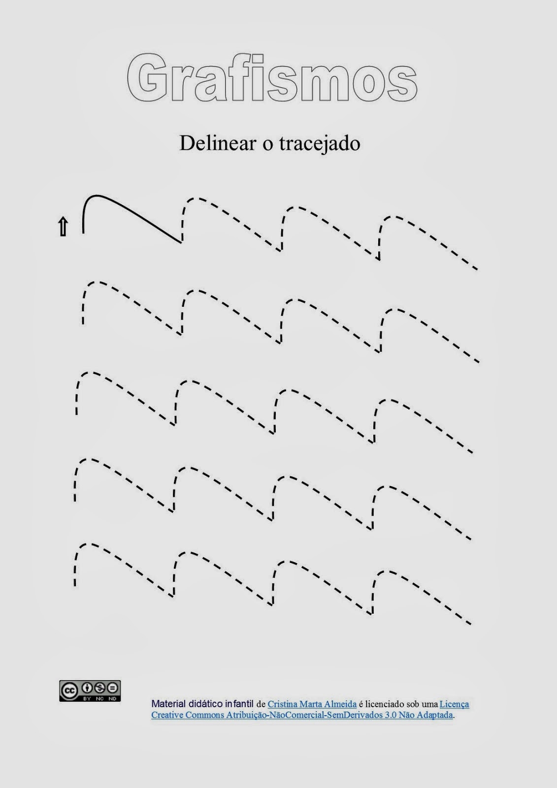 Aprende Brincando: Grafismos Vários de Preparação para a Escrita
