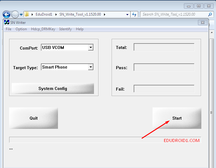 How to Use SN Write Tool - EduDroid1