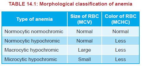 Anemia : Introduction | Classification Of Anemia - Physiology Notes