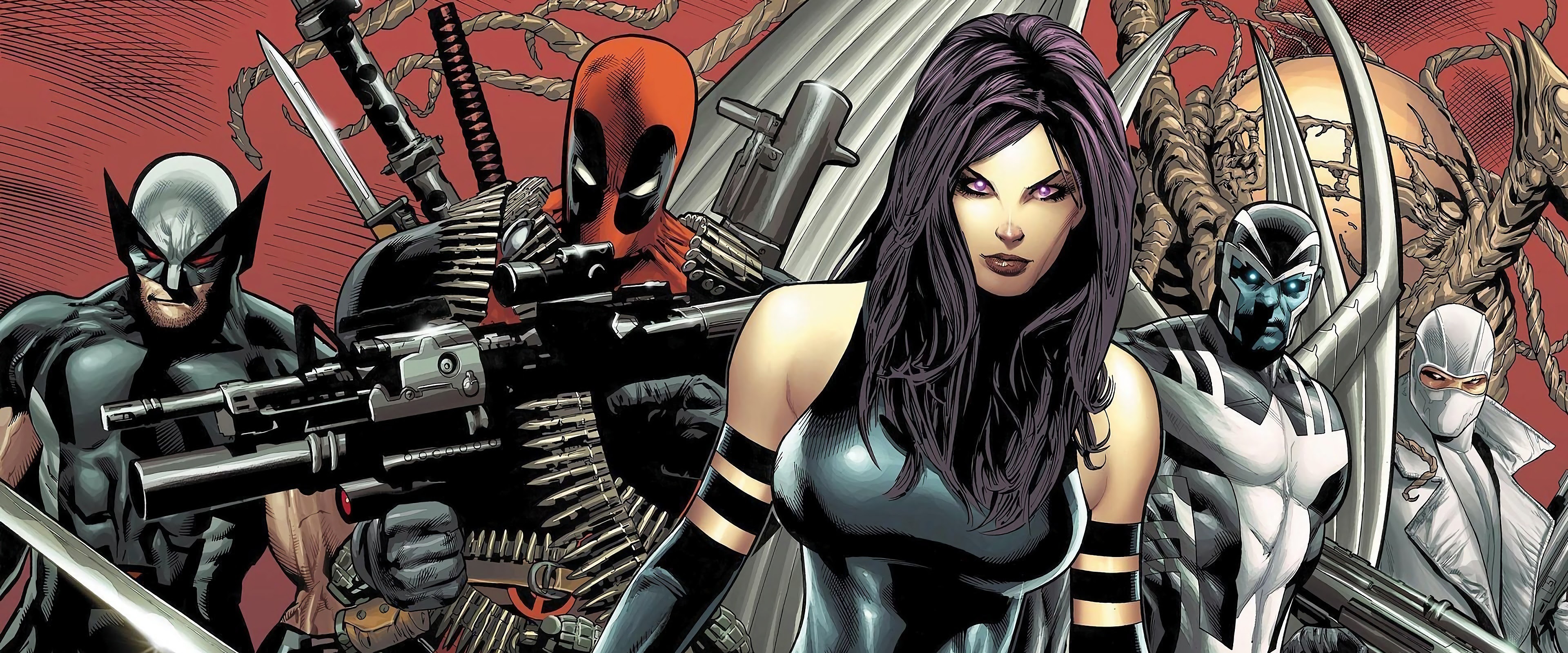 Xforce, Psylocke, Deadpool, Wolverine, Archangel, Fantomex, 4K, #11 ...