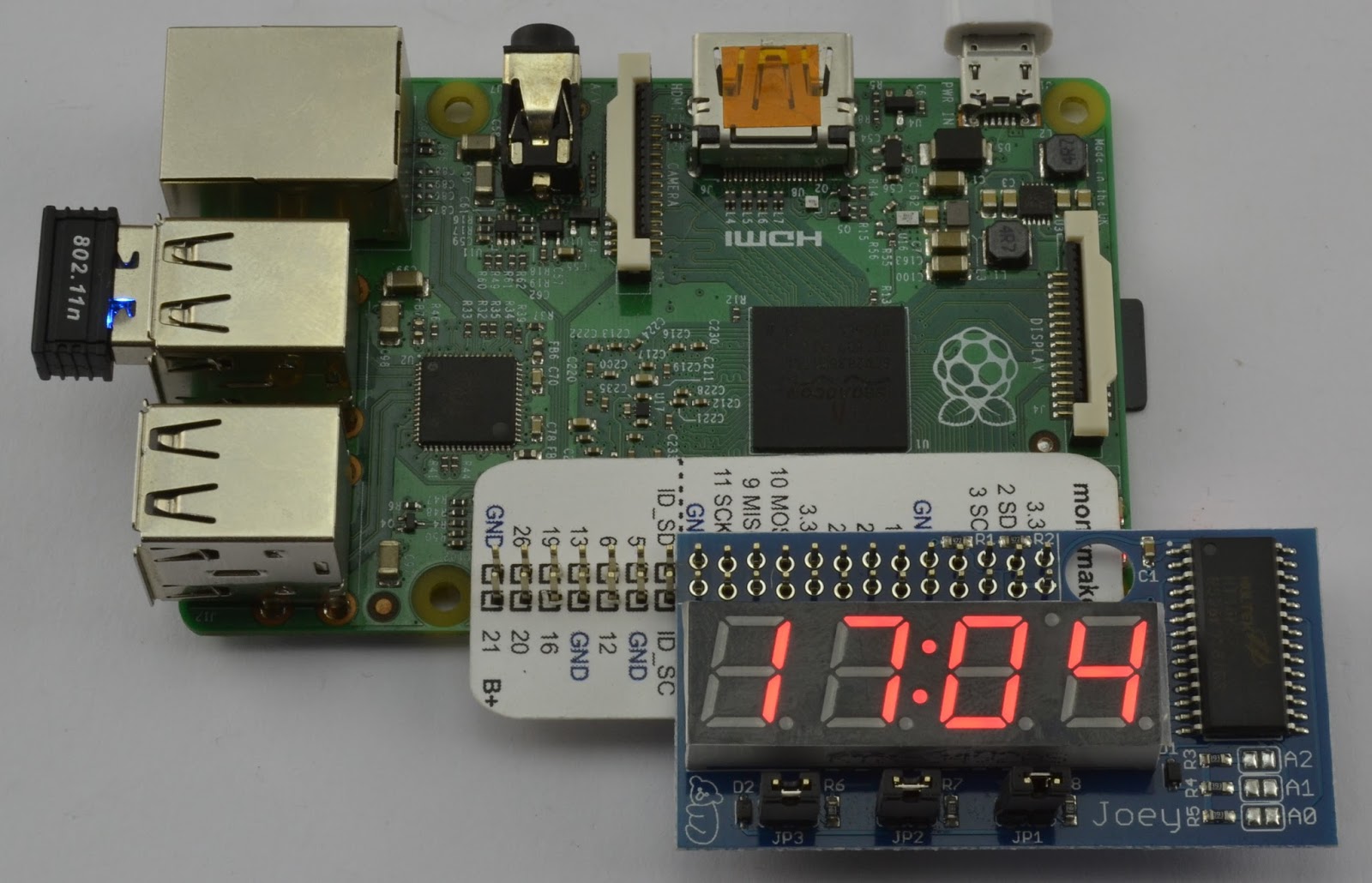 Dr. Monk's DIY Electronics Blog: Introducing the Joey Raspberry Pi Display