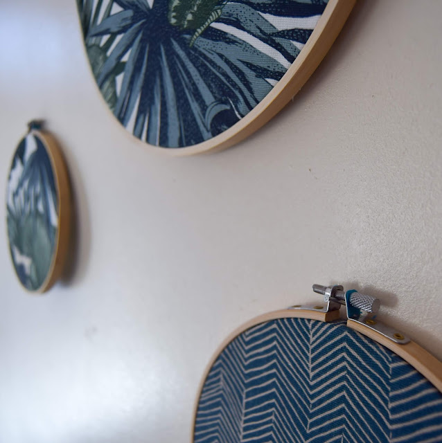 Wafflemama.: Create || Simple Fabric Hoops For Your Home