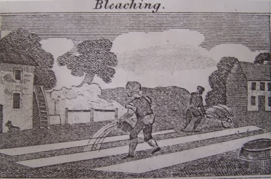 MOSTLY ABOUT FLAX: Bleaching With Cow Dung