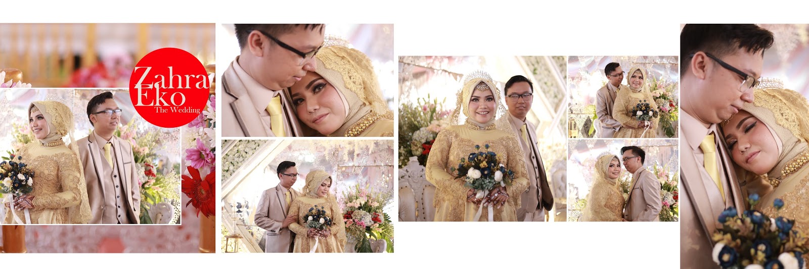 DESIGN ALBUM KOLASE PERNIKAHAN ZAHRA & EKO By TAMANATA PICTURES ...