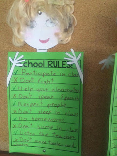 OUR ENGLISH CLASS: Rules crafts