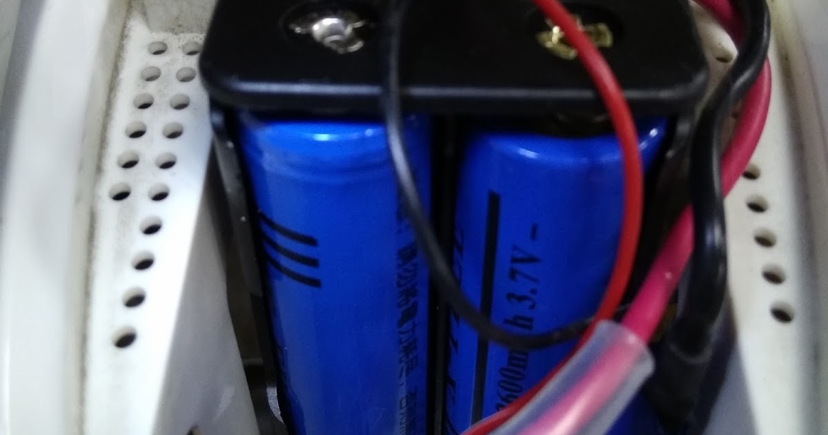 TWINBIRD吸塵器(HC-4328) 換 18650 電池 2顆(千萬不要用座充充電)