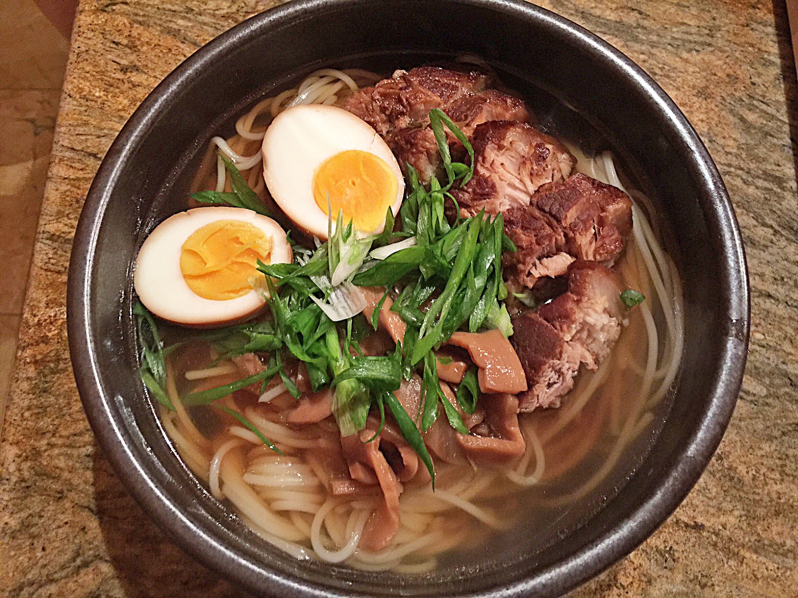 The Grub Files: Cooking with Camissonia: Shoyu Ramen
