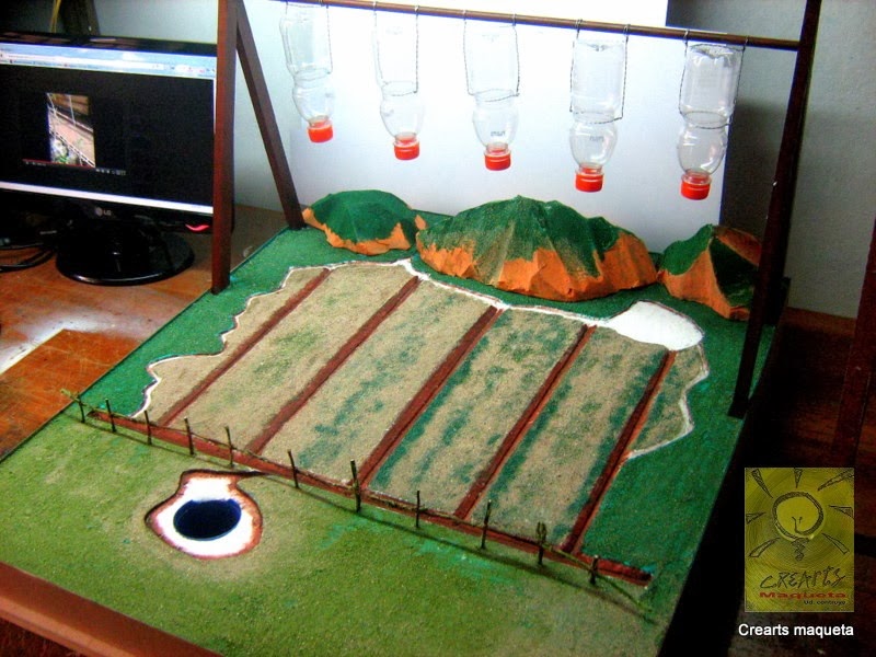 Crearts maqueta: Sistema de riego por goteo Crearts maqueta: Sistema de riego por goteo