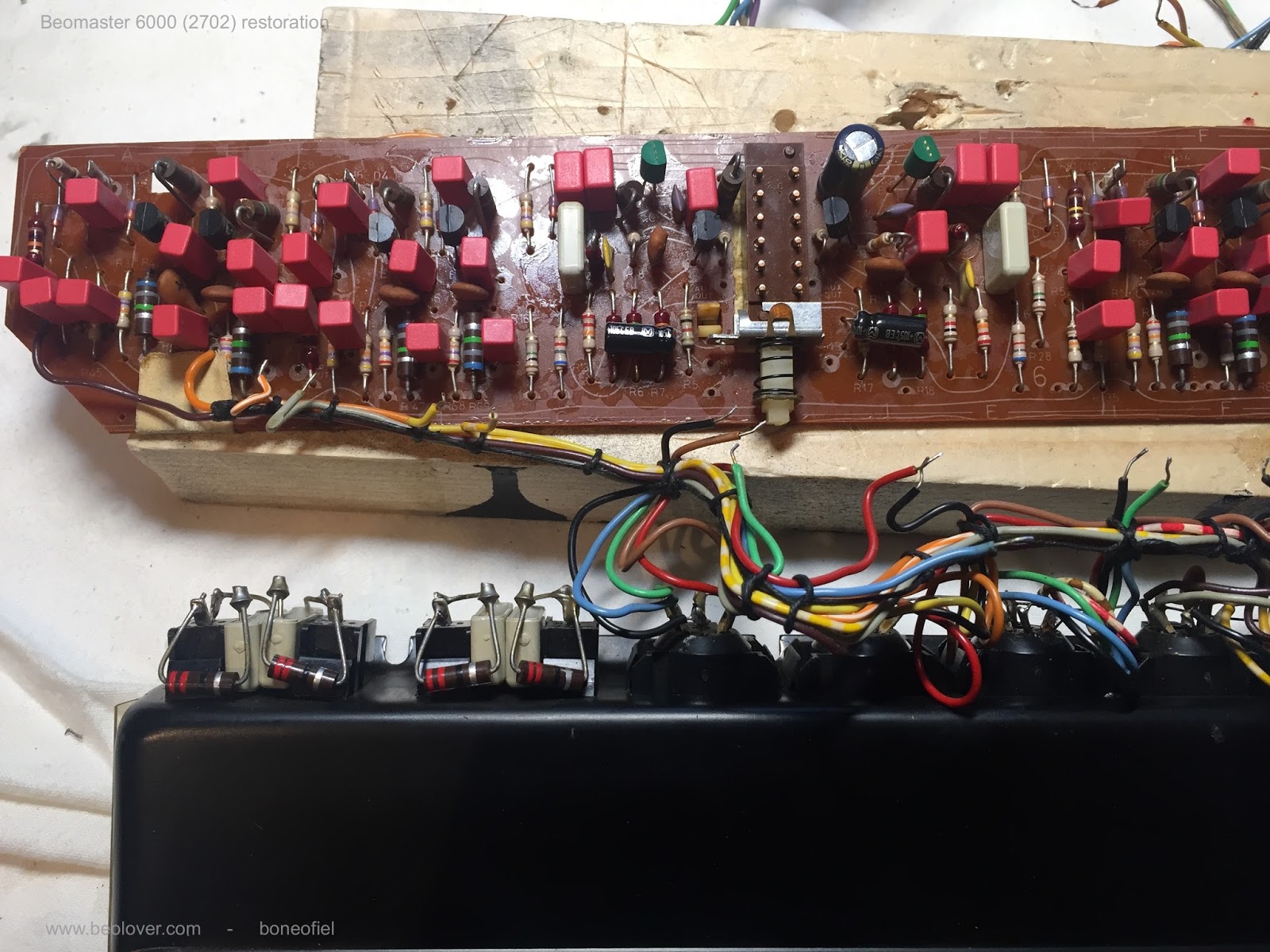 beolover: Beomaster 6000 (2702) restoration: start of reassembling