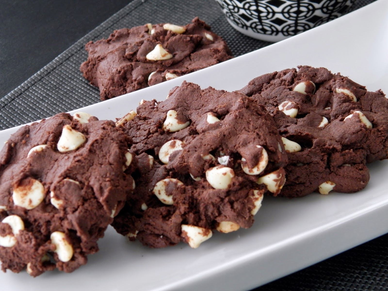 Ces temps ci en cuisine: Biscuits triple chocolat
