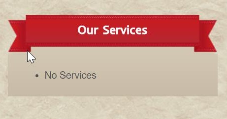 No Services: Is There A Problem Here?: No Services
