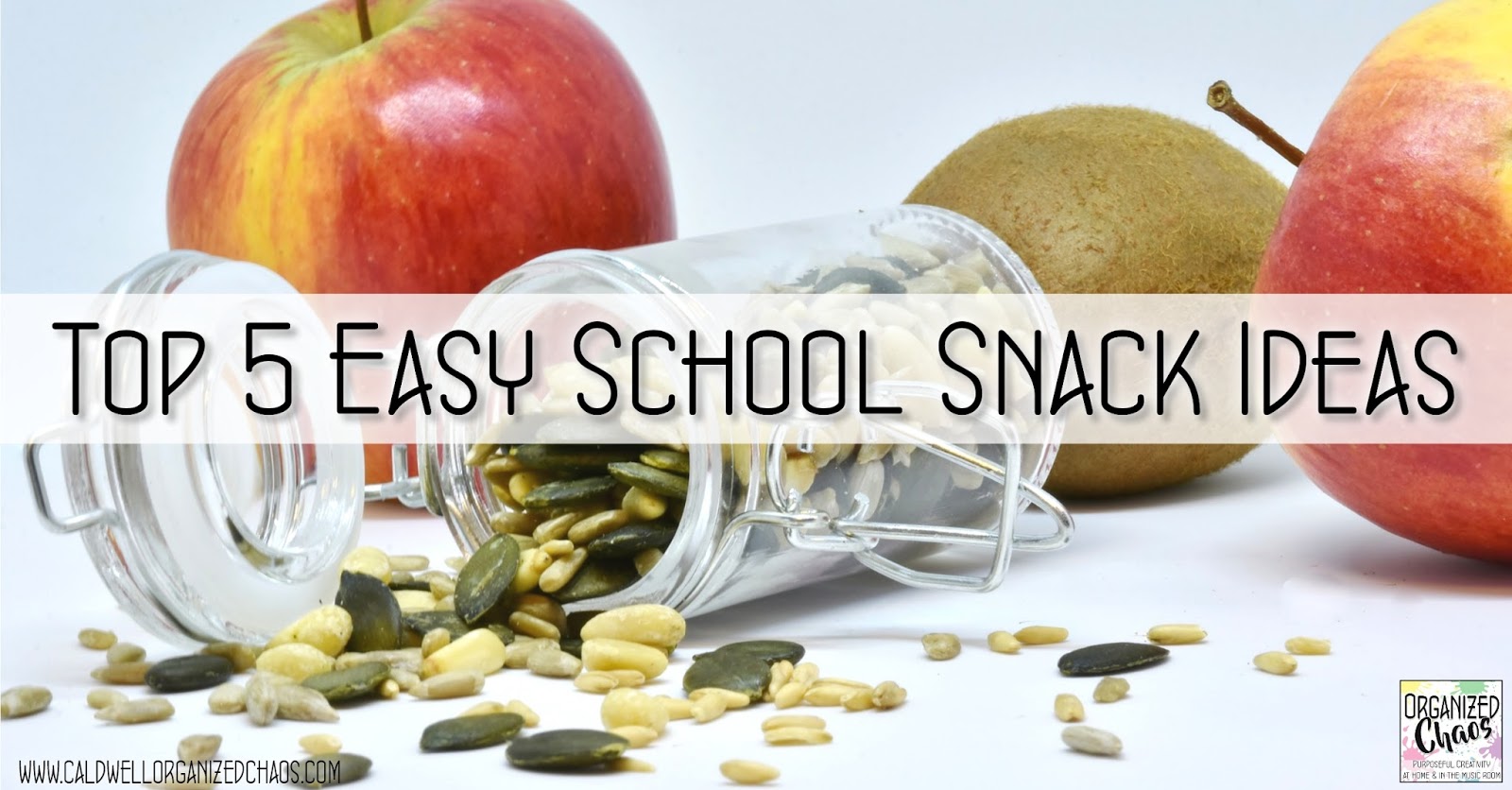 Top 5 Easy School Snack Ideas | Organized Chaos