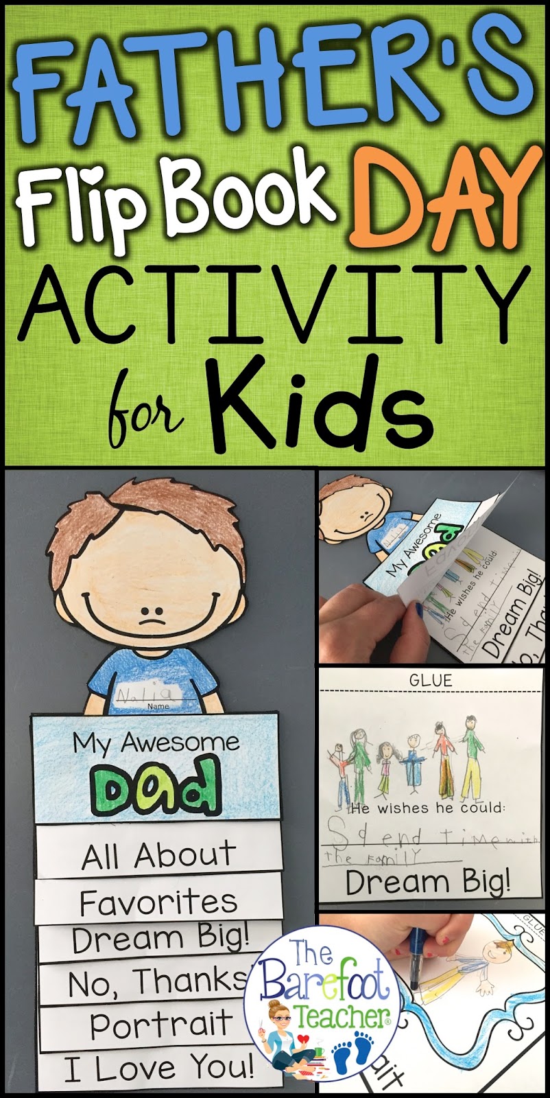 Fathers Day Activities Plus a FREEBIE | The Barefoot Teacher