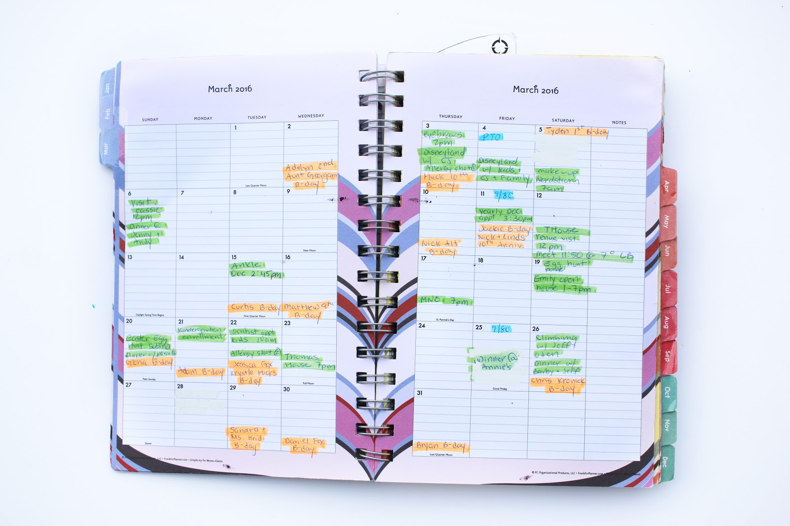 How I Get Planner Organized