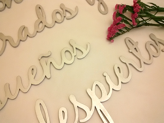 el taller de TROCO: Frases de madera