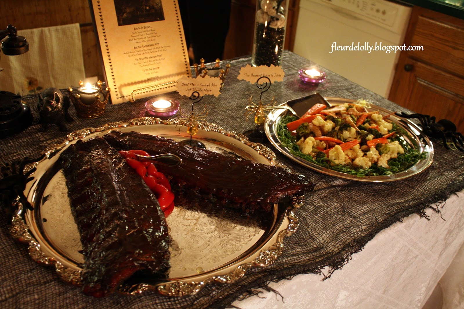 Fleur de Lolly: Dinner at the Haunted Mansion: Dead Man's Smoked Ribs ...