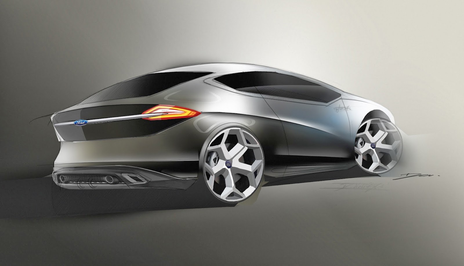 Car design, sketches and drawings.: Work in progress - Ford Puma Redesign